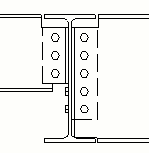 Two sided clip angle (117) | Tekla User Assistance