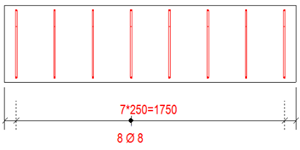 Dimension rebars with Rebar group dimensioning application | Tekla User ...