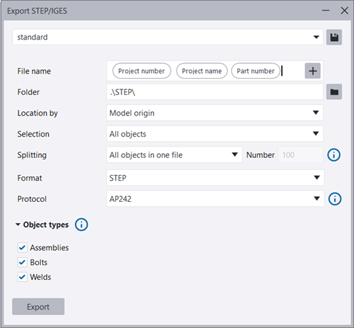 Export STEP and IGES files - New export for automated steel handrail manufacturing | Trimble ...