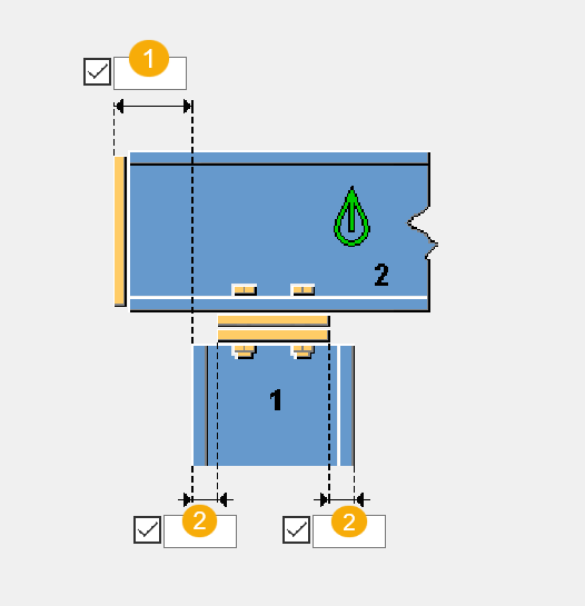 Seating cap plate (2) | Trimble User Assistance