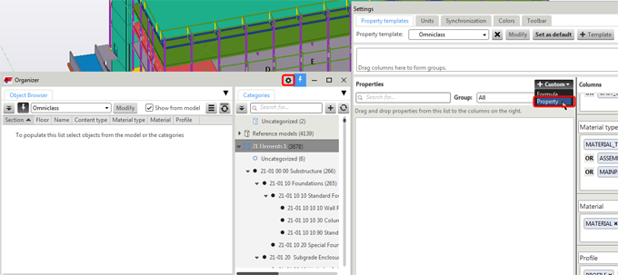 Example: Add a classification code to objects in Organizer and export the code to IFC | Tekla ...