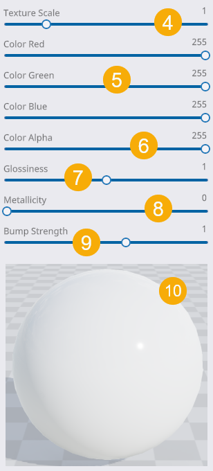 Create and modify user-defined materials in Trimble Connect Visualizer | Tekla User Assistance