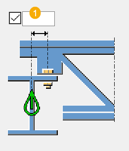 Joist to beam, type 1 (160) | Tekla User Assistance