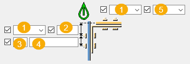 Wraparound gusset (58) | Tekla User Assistance
