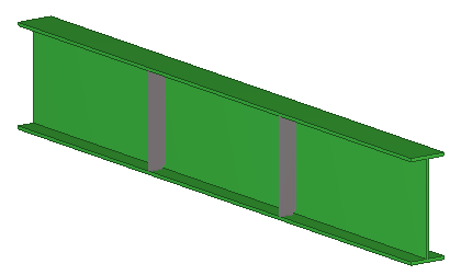 Example of a variable formula: Define the stiffener position using construction planes | Tekla ...