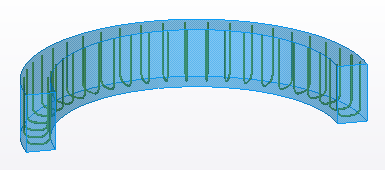 Examples: Rebar sets in curved structures | Tekla User Assistance
