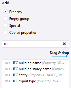 Customize the property pane layout | Tekla User Assistance
