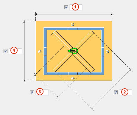 Box column base plate (1066) | Tekla User Assistance