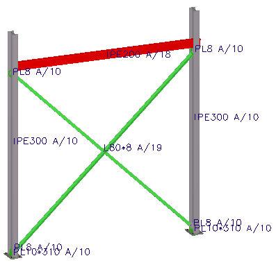 Show part information by using part labels | Tekla User Assistance