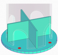 Box column base plate (1066) | Tekla User Assistance