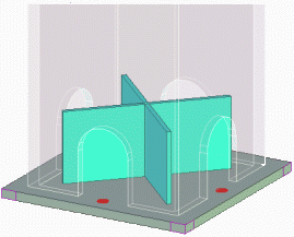 Box column base plate (1066) | Tekla User Assistance