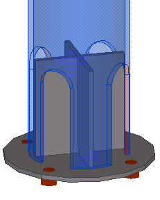 Box column base plate (1066) | Tekla User Assistance