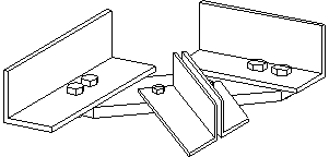 Bolted bridge brace (169) | Tekla User Assistance