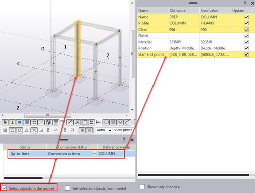 Convert IFC objects into native Tekla Structures objects | Trimble User Assistance