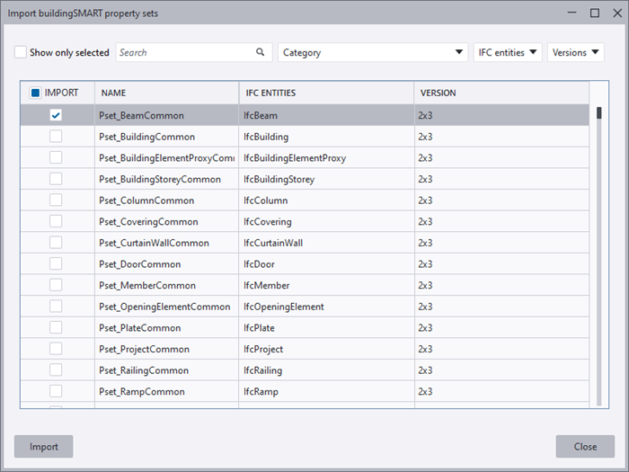 Create Property Sets For Ifc Export Tekla User Assistance