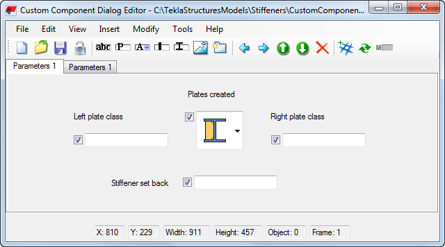Customize the dialogs of custom components | Trimble User Assistance