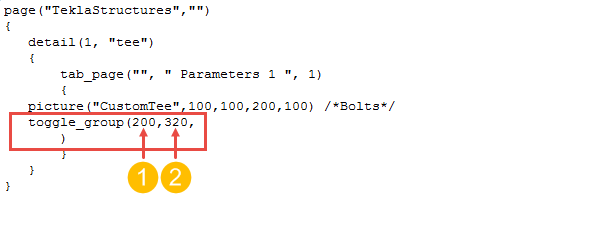 Customize the dialogs of custom components by using a text editor | Trimble User Assistance