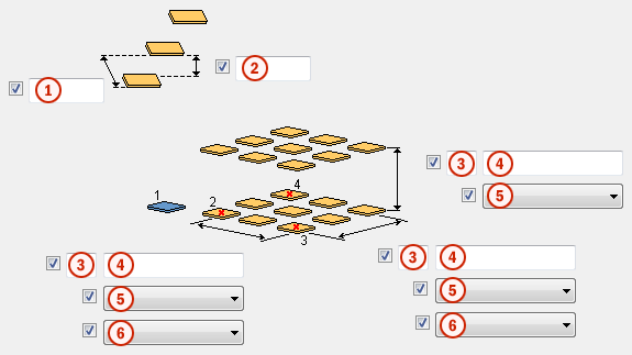 Copy objects using linear array tool | Trimble User Assistance