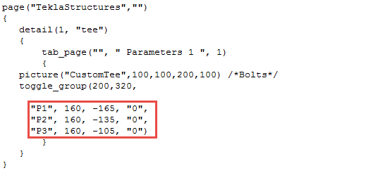 Customize the dialogs of custom components by using a text editor | Trimble User Assistance