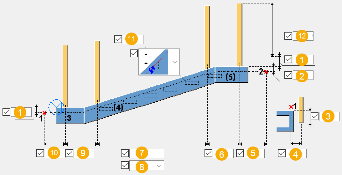 Stanchions (S76) | Trimble User Assistance