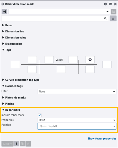 Improvements in reinforcement in drawings | Trimble User Assistance