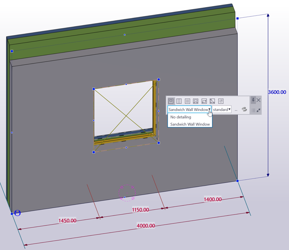 Wall layout tools | Trimble User Assistance