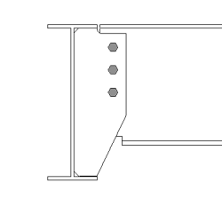 Viga con rigidizador (129) | Tekla User Assistance