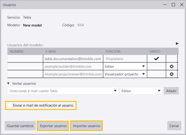 Mejoras en Tekla Model Sharing | Tekla User Assistance