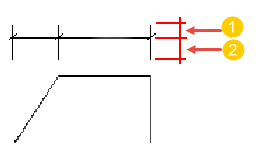 Definición de la longitud de línea de extensión de dimensión | Trimble ...