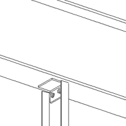 Parte vertical a viga | Tekla User Assistance
