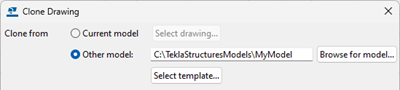 XS_DRAWING_TEMPLATES_LIBRARY | Tekla User Assistance