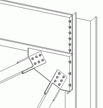 Gousset soudé 2 P+ Tubes (56) | Tekla User Assistance