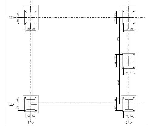 Exemple : cotation des plans d'implantation | Tekla User Assistance