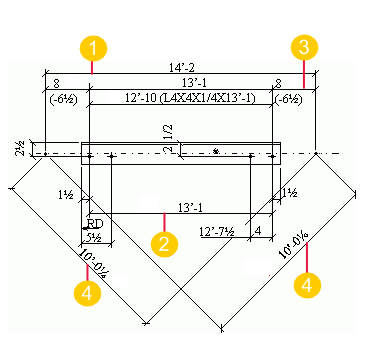 Création de cotations de contrôle | Tekla User Assistance