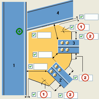 Modification de la forme d’un gousset | Trimble User Assistance