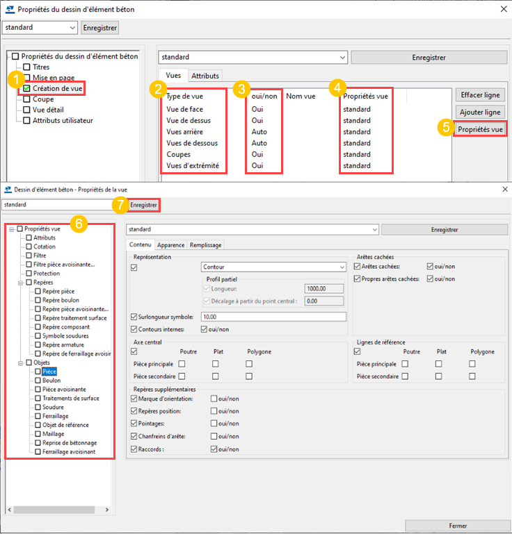 Définir des paramètres de dessin automatiques | Trimble User Assistance