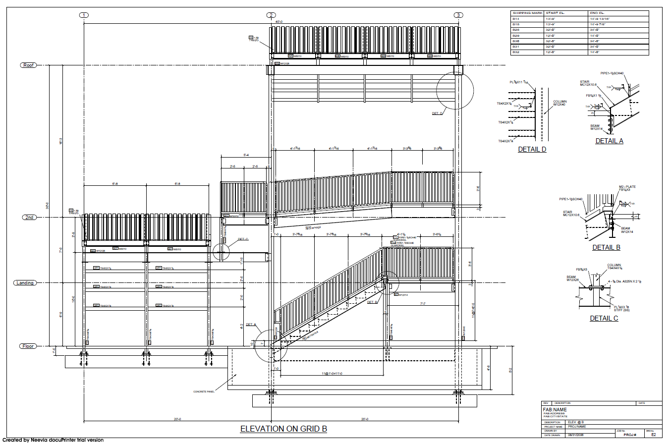 Exemples de plans d'ensemble | Trimble User Assistance