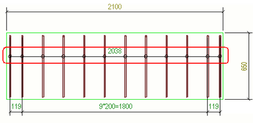 XS_REBAR_DIMENSION_LINE_SYMBOL | Trimble User Assistance