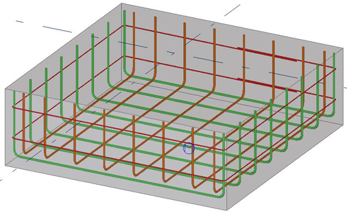 Armatura plinto di fondazione (77) | Tekla User Assistance