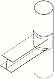 Pipe doubler plate | Tekla User Assistance