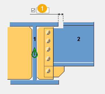 Shear plate welded top (36) | Tekla User Assistance