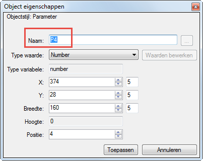 Voorbeeld: Een lijst met afbeeldingen in een dialoogvenster voor ...