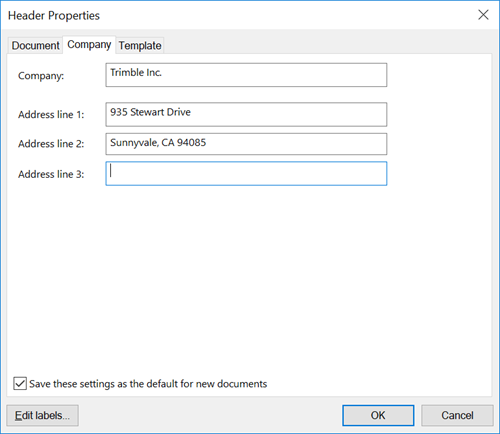 Adjust calculation sheet details | Tekla User Assistance