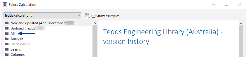 Using Tedds (Australian design example) | Trimble User Assistance