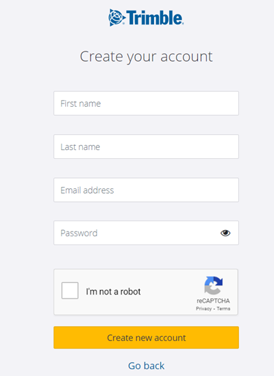 Create your Trimble Identity | Tekla User Assistance