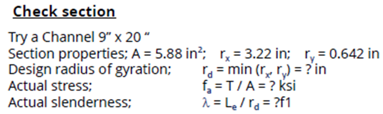 Writing Tedds calculations - stage 2 (US design example) | Trimble User ...