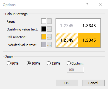 Adjust data table settings | Tekla User Assistance