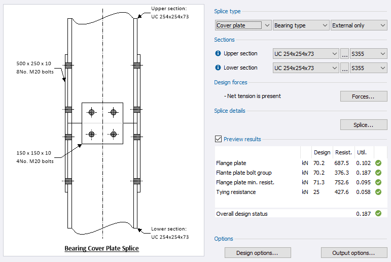 Steel column splice design (EN1993) | Tekla User Assistance Steel column splice design (EN1993) | Tekla User Assistance