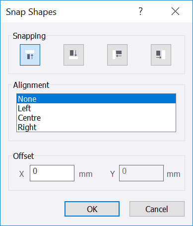 Snap objects with respect to each other | Trimble User Assistance