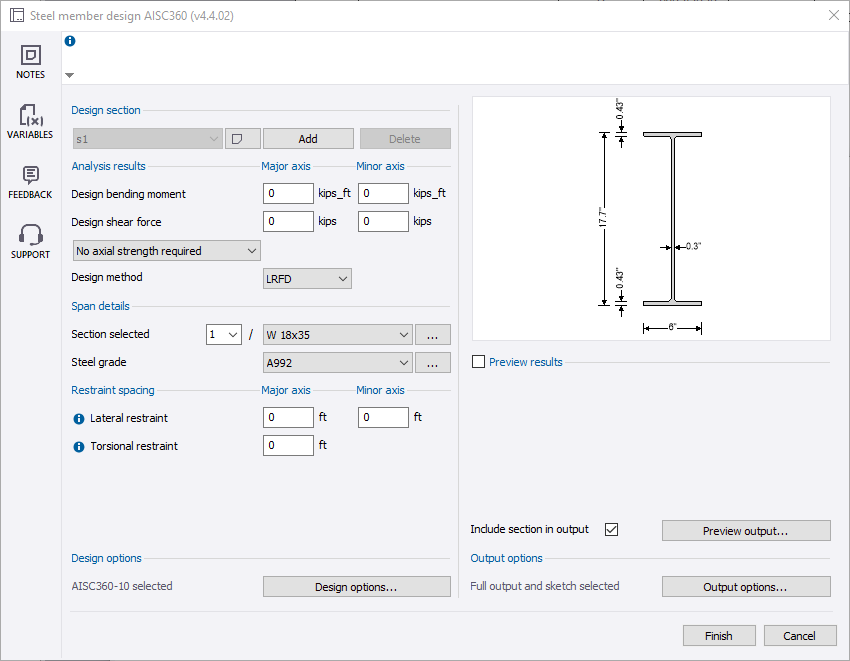 Using Tedds (US design example) | Tekla User Assistance